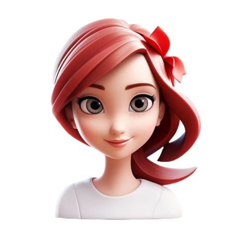 Girl Woman Avatar Female 3d Illustration Download On Iconfinder