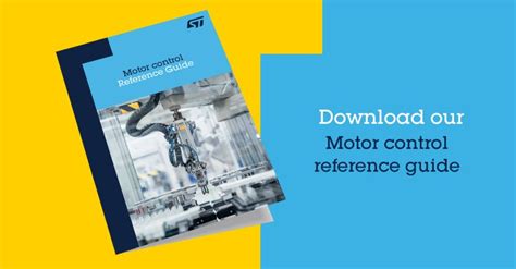 Stmicroelectronics On Linkedin Motorcontrol Referenceguide