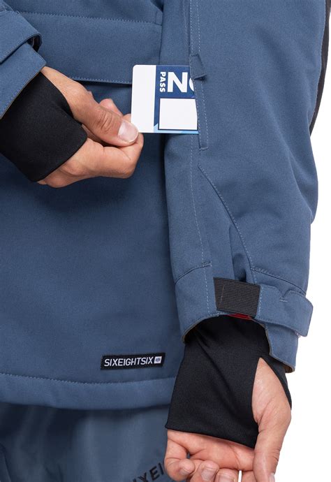 686 Renewal Anorak Insulated Jacket Orion Blue Colorblock Free