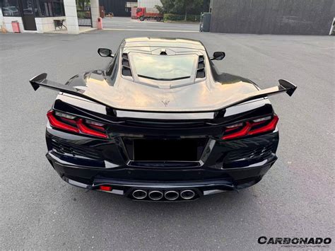2020 2026 Corvette C8 Stingray Z06 Style Rear Bumper With Exhaust System