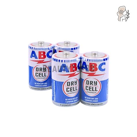 Jual Baterai Abc Biru Besar Size D Isi 2 Pcs Battery Batu Batre Abc