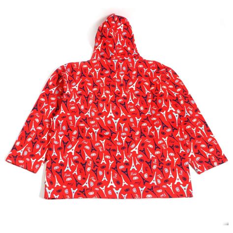 Balenciaga Eiffel Toweroversized Pullover Hoodiehoodie Red M Genuine