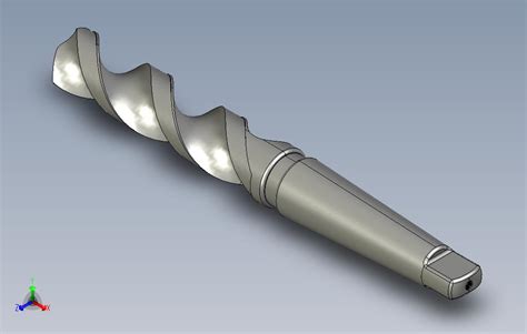 塔珀柄钻头[138度1毫米]和直柄钻头[138度5毫米] Step 模型图纸免费下载 懒石网