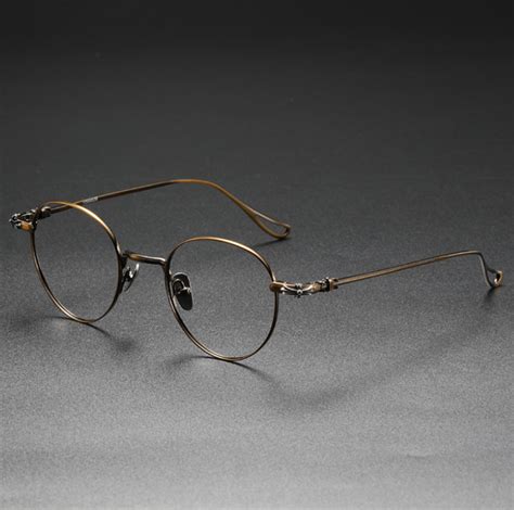 Prescription Myopia Eyeglasses Frame Pure Titanium Women Vintage Optical Eyewear Anti Radiation