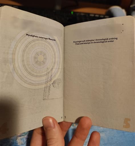 1990s Swedish Passport With Many Pre Eu Estonian Stamps R Passportporn