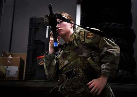 Female Body Armor Secures Hanscom Defenders Air Force Security Forces