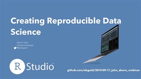 2019 09 17 Creating Reproducible Data Science Speaker Deck