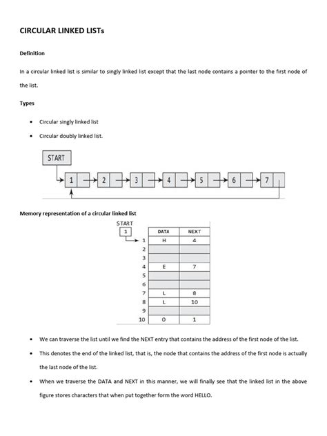 Circular List Pdf Pointer Computer Programming Computer Science