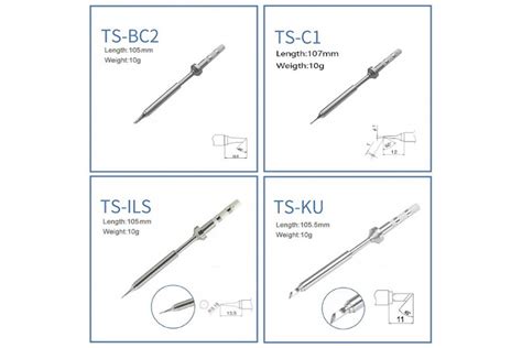 Pinecil Soldering Tip Set Fine Partco