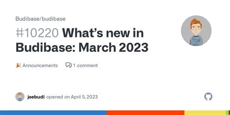 Whats New In Budibase March 2023 · Budibase Budibase · Discussion