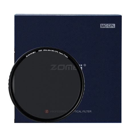 Zomei 49mm 82mm Abs Optical Glass Mc Cpl Ultra Slim Multi Coated