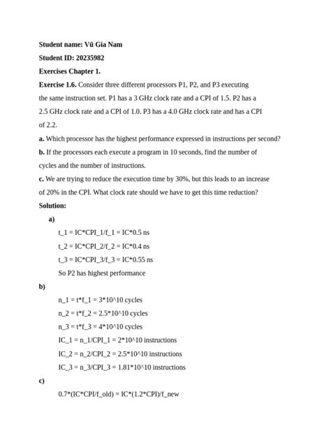 Exercises Chapter 1 Pdf