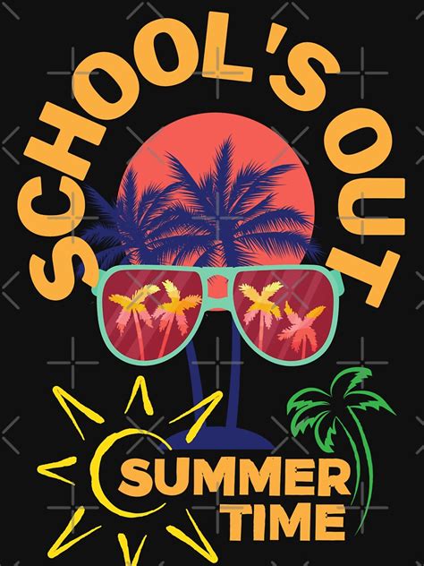 Cute Retro Last Day Of School Schools Out For Summer Teacher T Shirt