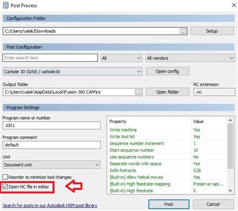 Solved Cam Post Process Fail Autodesk Community