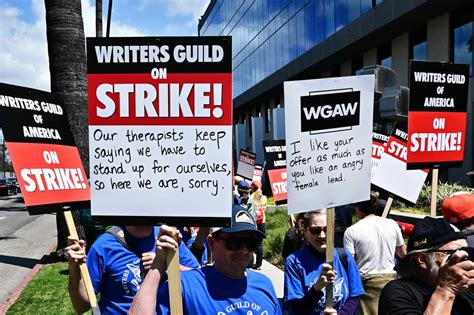 The Best Signs Of The Wga Picket Line Npr