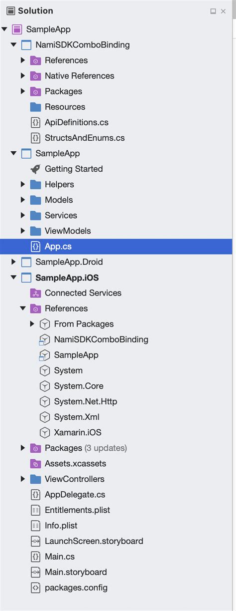 Namespace Not Found When Adding Xamarinios Binding To Small Sample App
