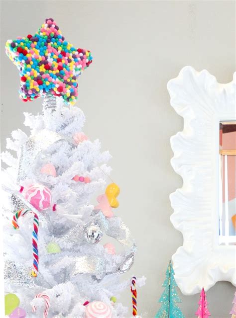 Bright Candy Themed Tree And Mantle Diy Wedding Projects Christmas