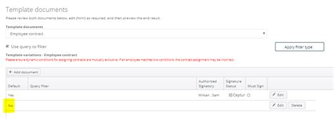 How To Filter What Template Document An Employee Receives Flare Hr