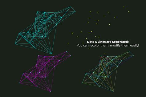 43 Abstract Geometrical Nodes On Yellow Images Creative Store