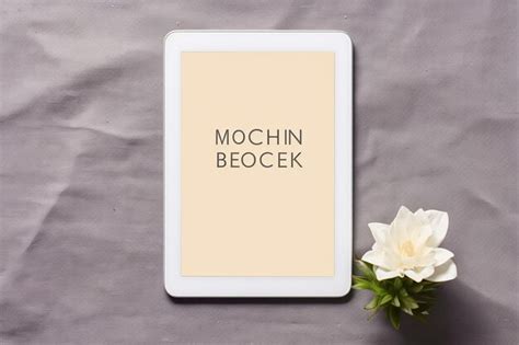 Premium Ai Image Tablet Mockup Blank Screen