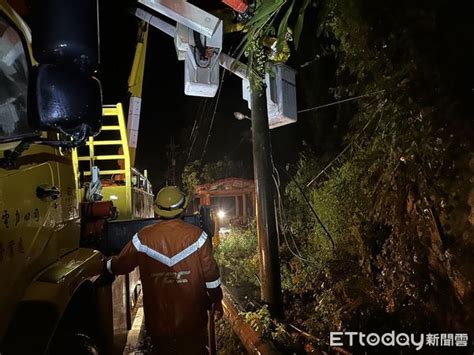 不敵凱米南迴效應！台中51萬戶停電 仍有3千戶沒電可用 Ettoday生活新聞 Ettoday新聞雲