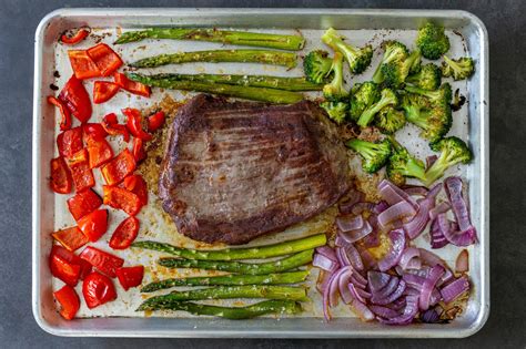 Baked Steak With Vegetables Momsdish