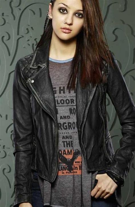 How To Get Away With Murder Katie Findlay Black Leather Jacket