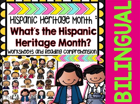 Hispanic Heritage Month Worksheets And Readings Bilingual