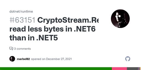 Cryptostreamread Read Less Bytes In Net6 Than In Net5 · Issue
