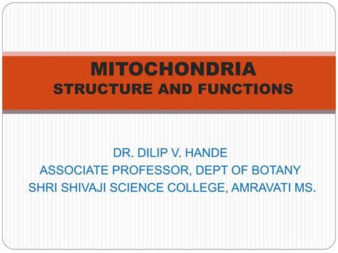 Mitochondria Pptx