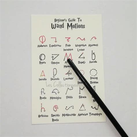 A5 Size Harry Potter Wand Spell List Beginners Guide To Wand