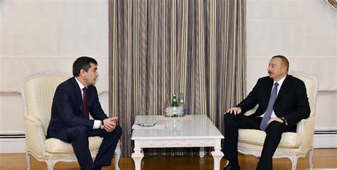 Ilham Aliyev Received Uzbek Deputy Prime Minister Official Web Site
