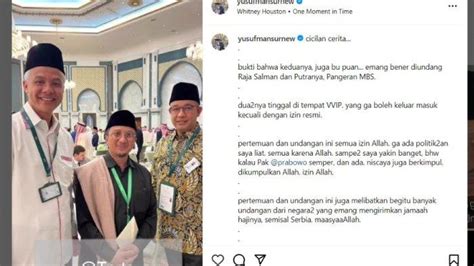 Potret Ustaz Yusuf Mansur Jadi Bukti Anies Dan Ganjar Jadi Tamu