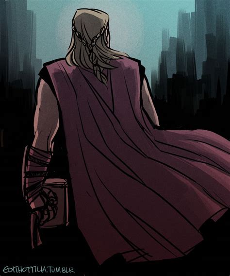Thor In Midgard Drawing People Marvel Fan Art Thor Art