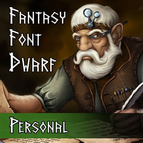Fantasy Font Dwarf Personal Use Marzo Projects
