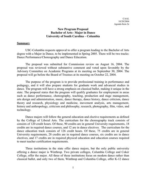 New Program Proposal In Word And Pdf Formats
