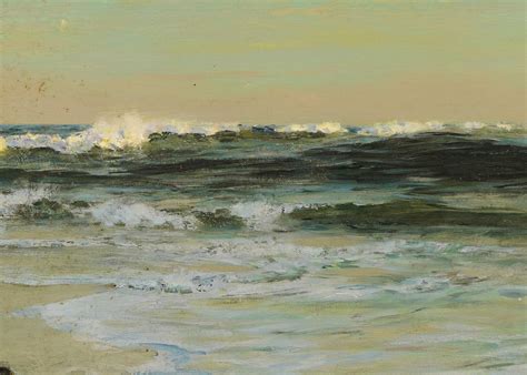 Howard Russell Butler Antique American Impressionist Signed Beach