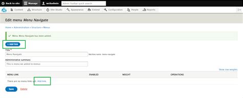 How To Manage Main Menus In Drupal Blogs Perficient