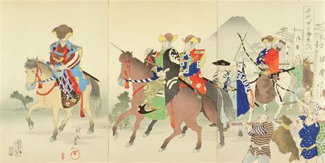 周延 千代田之御表 小金原牧狩引揚ノ図 浮世絵 原書房 神田神保町