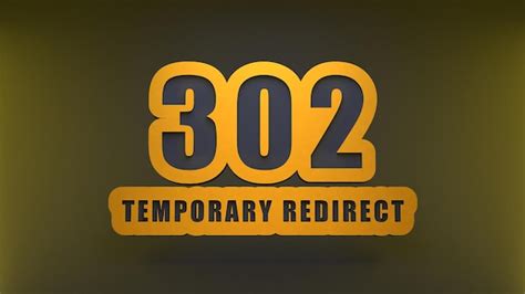Premium Photo Error 302 Found 3d Render Illustration