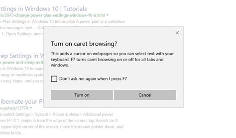 Try Out Caret Browsing In Chromium Microsoft Edge