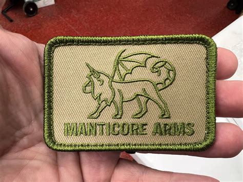 2″ X 3″ Manticore Arms Camo Velcro Morale Patch Manticore Arms