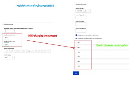 Issue With Number Settings For Individual Header Uncaught Rangeerror Once Id Must Not Be Empty