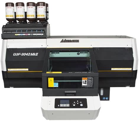 Brand New Mimaki Ujf 3042mkii Tabletop Uv Led Curable Flatbed Printer