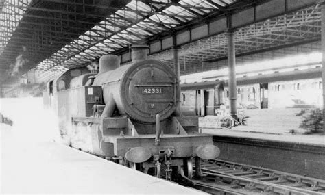Rugby Station Br Period Locomotives Ex Lms Fowler 2 6 4t No 42331 Stands In One Of The Bays