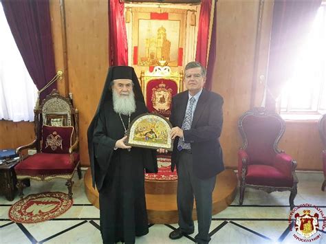 Visit Of Mr Athanasios Martinos At The Patriarchate Jerusalem Patriarchate News Gate