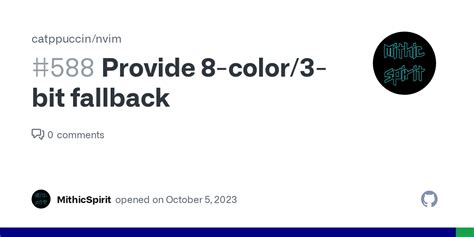 Provide 8 Color 3 Bit Fallback Issue 588 Catppuccin Nvim GitHub
