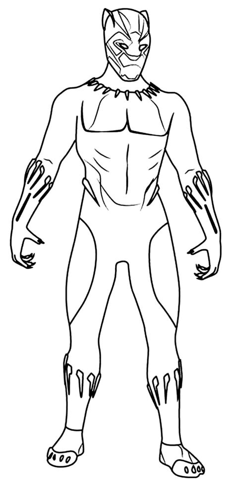 50 Desenhos para colorir do Pantera Negra Dicas Práticas