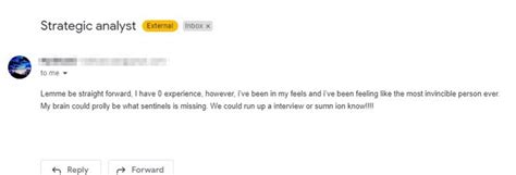 Sentinels On Twitter Still Going Through Analyst Applications God