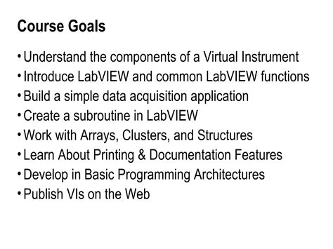 Labview Introduction Ppt